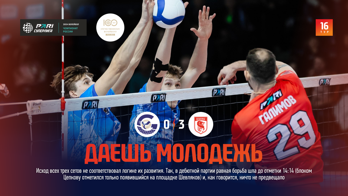 Tú das juventud – VC "Gazprom Ugra». surgut